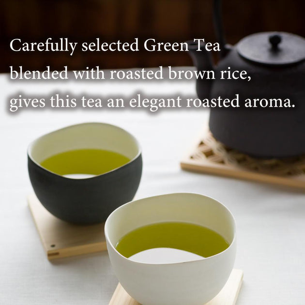 Genmaicha Green Tea with Roasted Rice Loose leaf 200g/7oz from JAPAN ...